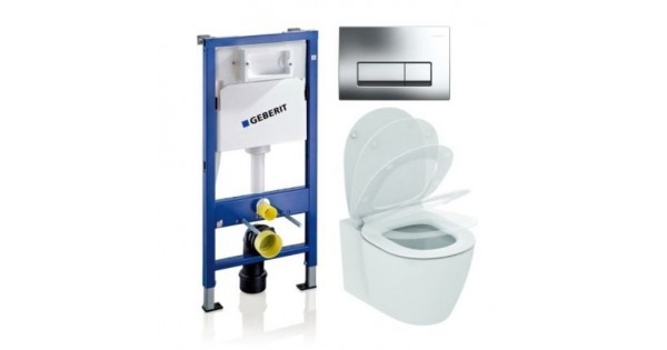 Potinkinio WC rėmo Geberit ir klozeto Ideal Standard Connect Aquablade ...